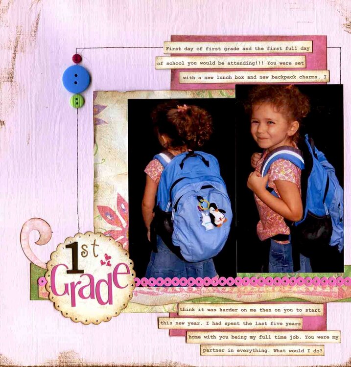 First Grade - Project Idea - Scrapbook.com