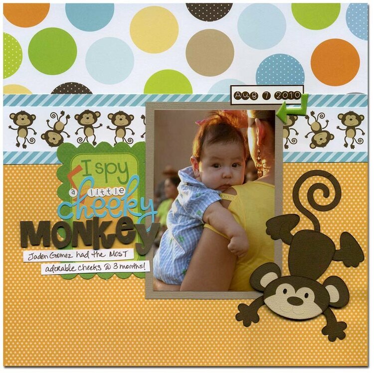cheeky monkey - Project Idea - Scrapbook.com