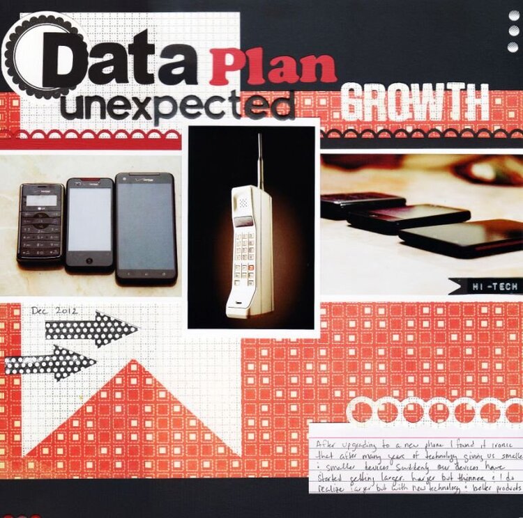 Data Plan, unexpected growth - Project Idea - Scrapbook.com