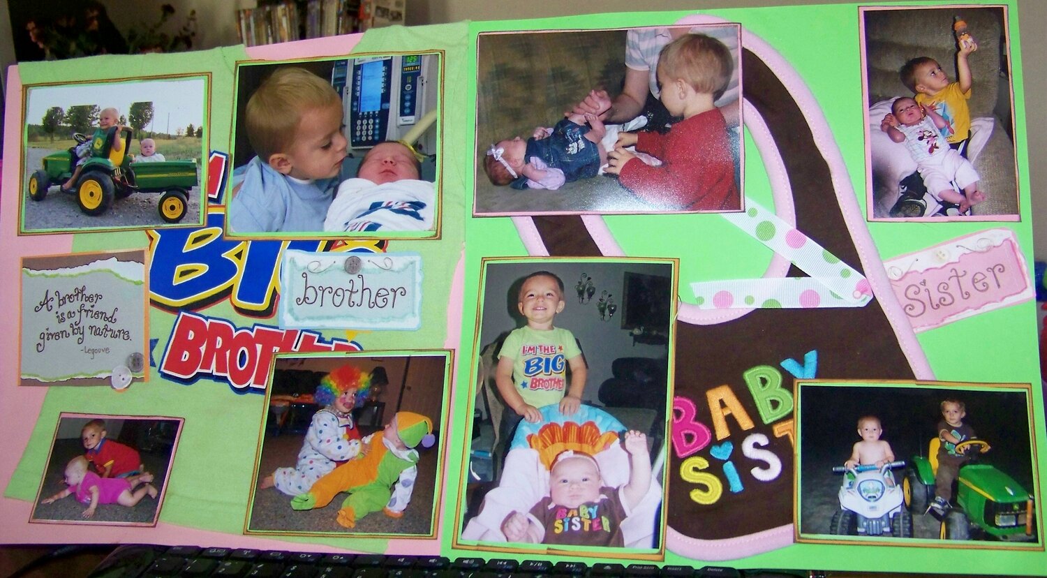 Big Brother Little Sister - Project Idea - Scrapbook.com