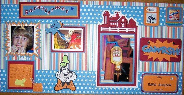 Goofy's Barnstormer - Project Idea - Scrapbook.com