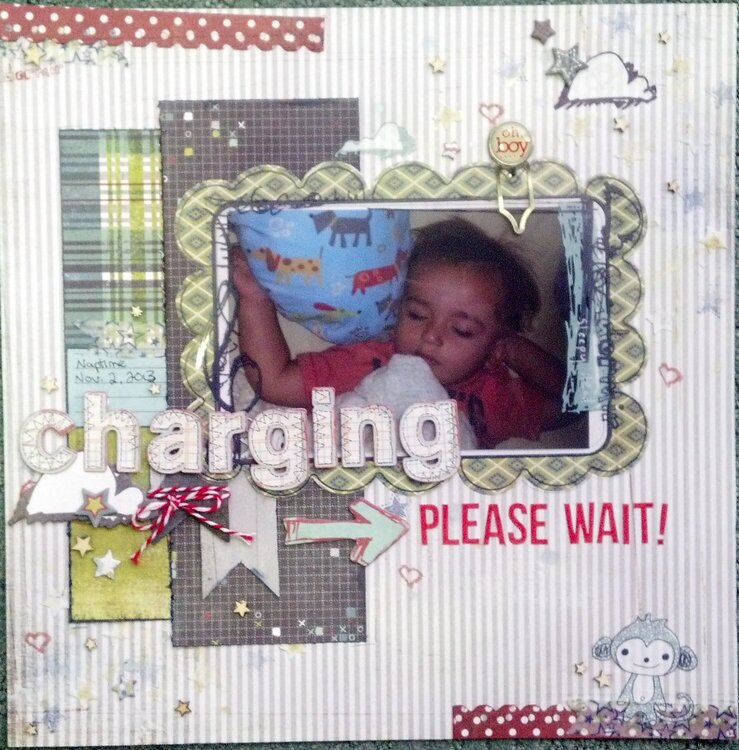 Charging: Please Wait! - Project Idea - Scrapbook.com
