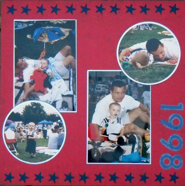 4th of July 1998 layout page 2 - Project Idea - Scrapbook.com