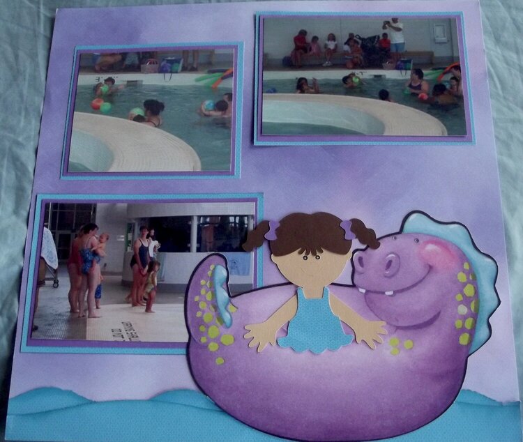 Swim Lessons Layout - Project Idea | Scrapbook.com