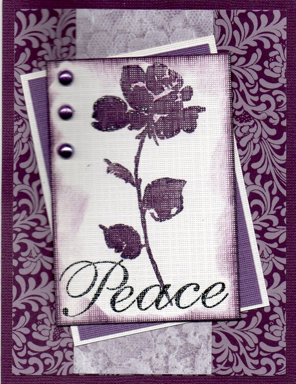 Sympathy - Peace - Project Idea - Scrapbook.com