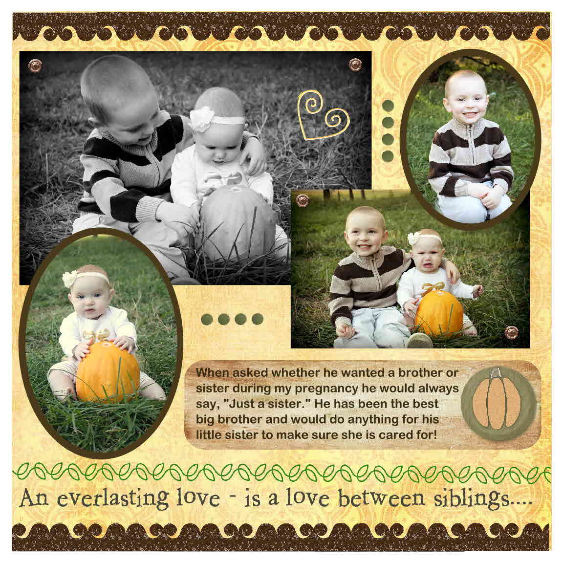 Sibling Love - Project Idea - Scrapbook.com