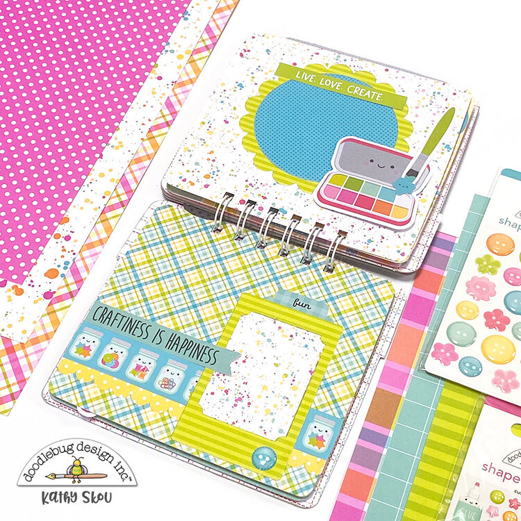 Doodlebug Design | Cute & Crafty Insta Mini Album - Project Idea ...