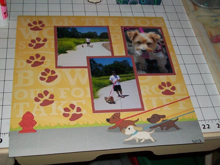Walking the dogs - Project Idea - Scrapbook.com
