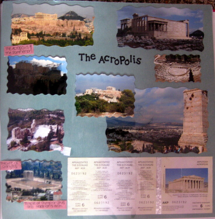 The Acropolis, Athens - Project Idea - Scrapbook.com