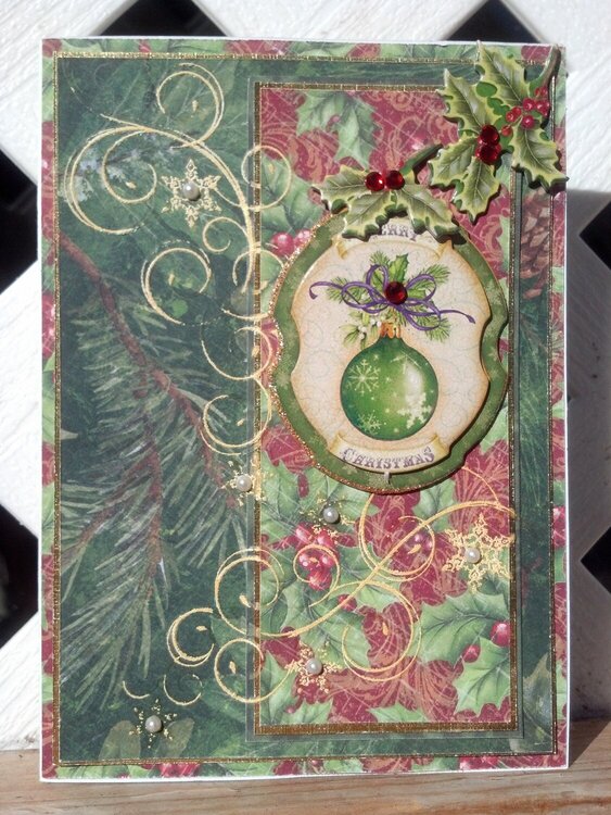 Merry Christmas card - Project Idea - Scrapbook.com
