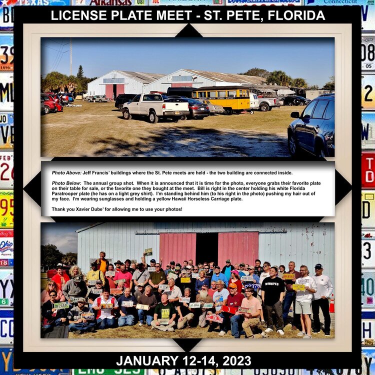 93/275 St. Pete License Plate Meet - Project Idea - Scrapbook.com