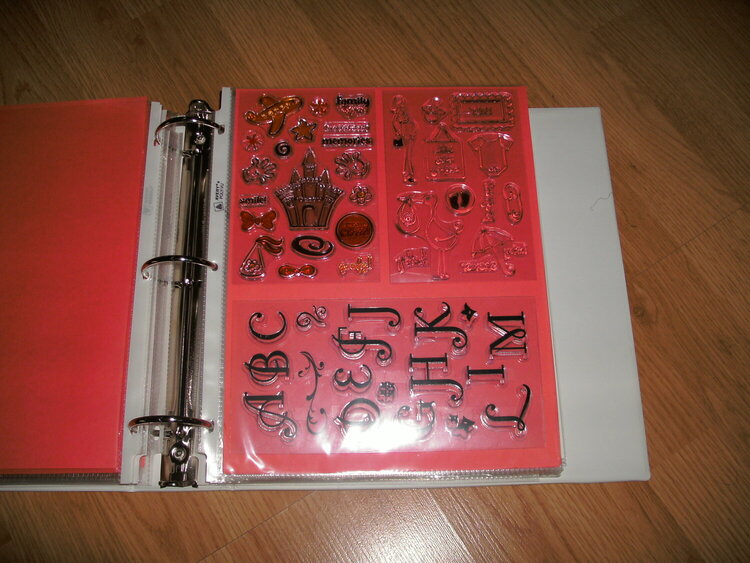 Clear stamp storage - Project Idea - Scrapbook.com