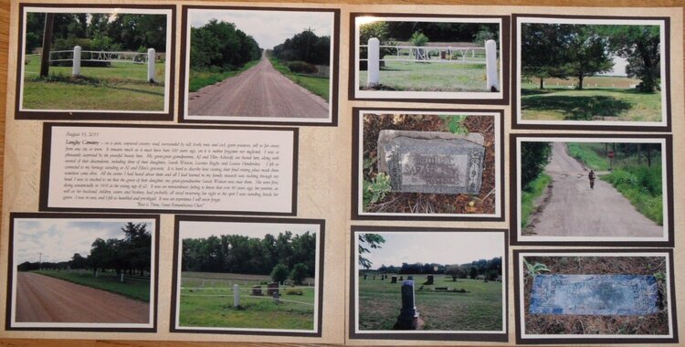 Langley Cemetery - Project Idea - Scrapbook.com