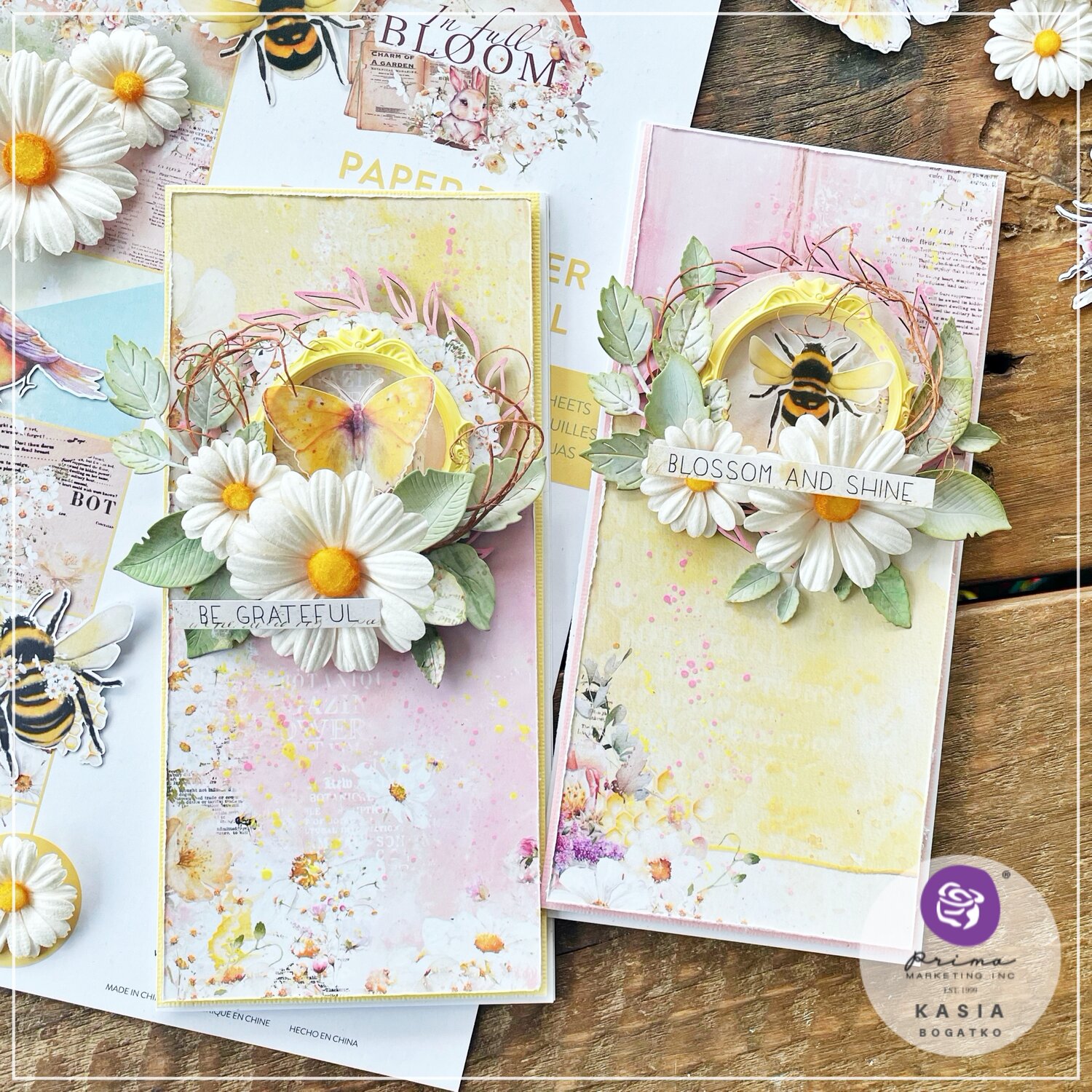 In Full Bloom Cards by Kasia - Project Idea - Scrapbook.com