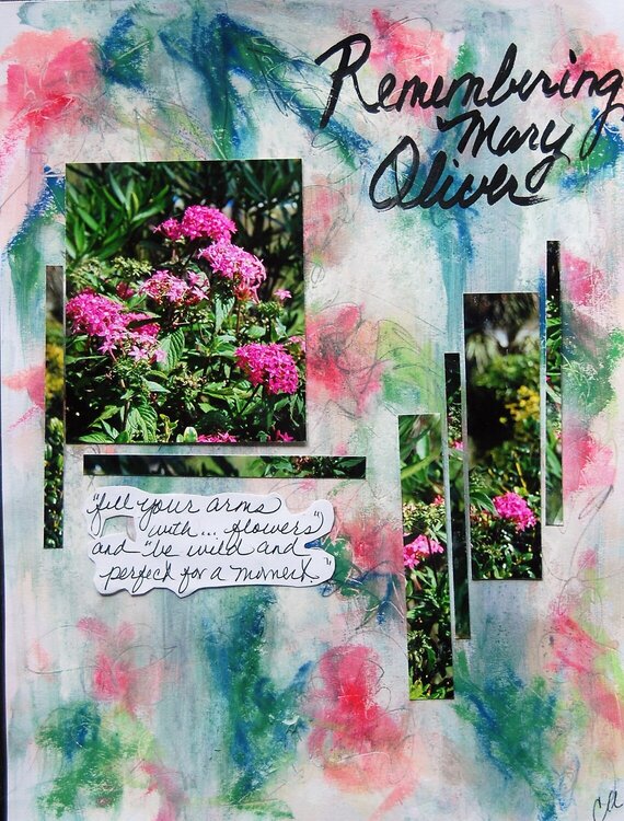 Remembering Mary Oliver - Project Idea - Scrapbook.com