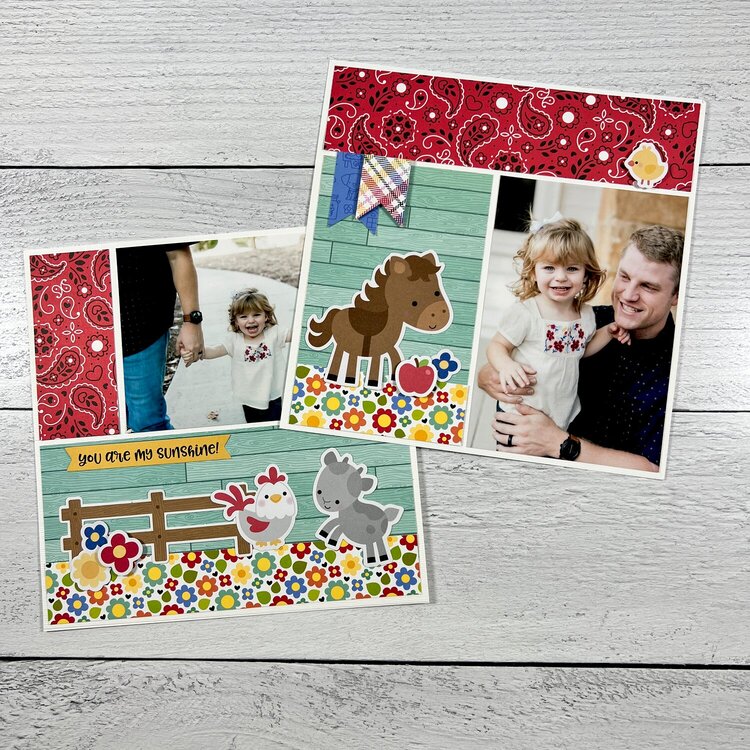 Down On The Farm Scrapbook Pages - Project Idea - Scrapbook.com