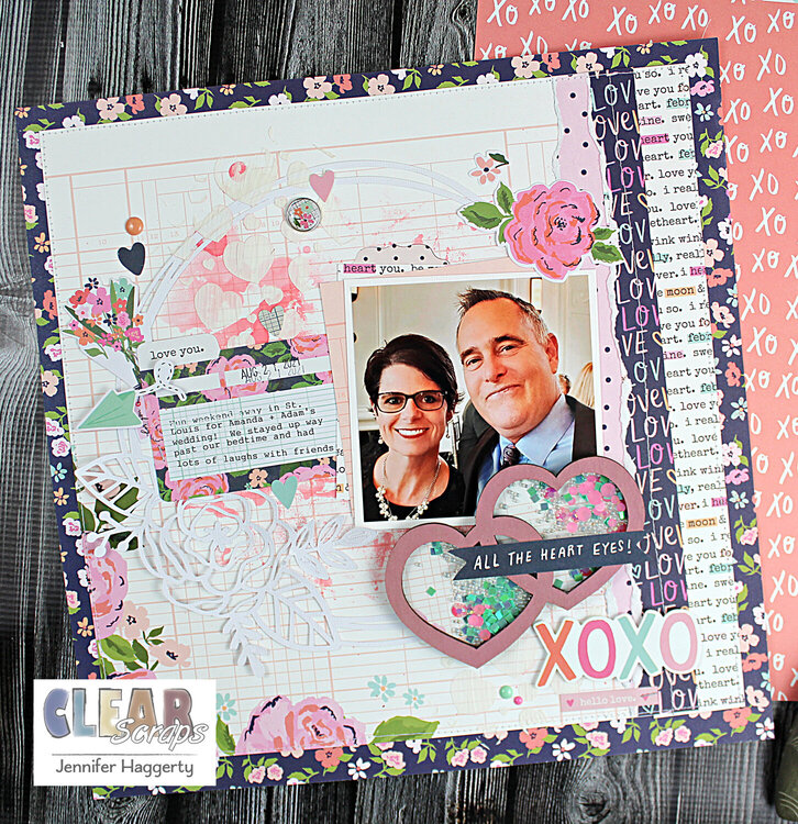 XOXO Layout - Project Idea - Scrapbook.com