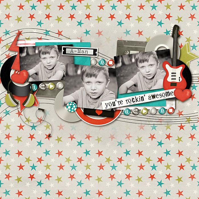 You're Rockin Awesome - Project Idea - Scrapbook.com