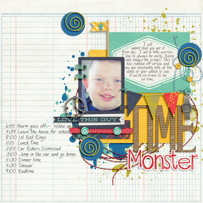 Time Monster - Project Idea - Scrapbook.com