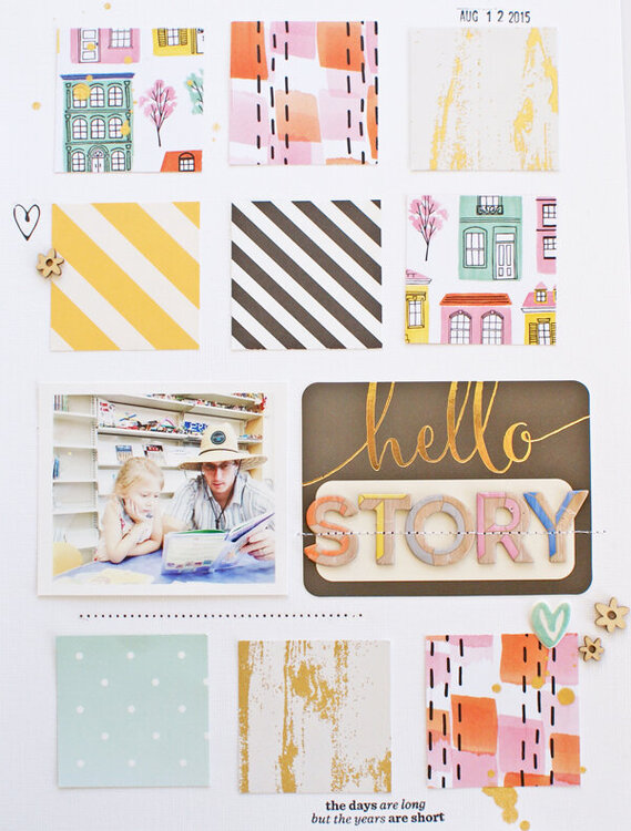 Hello Story - Project Idea - Scrapbook.com