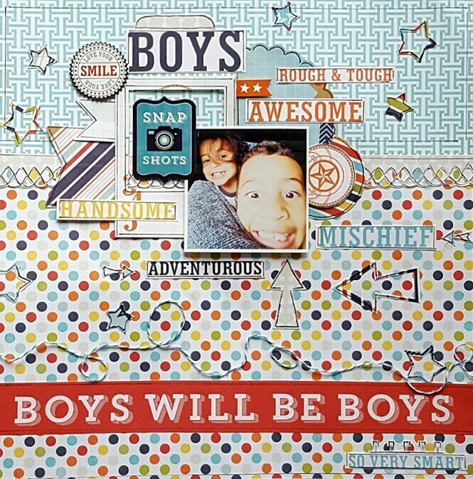 Boys Will Be Boys - Project Idea - Scrapbook.com