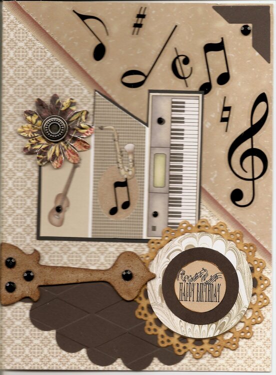 Masculine BD Card - Project Idea - Scrapbook.com