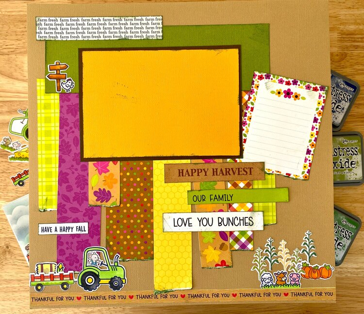 Hay Rides Birthday Card and Family Scrapbook Layout - Project Idea ...