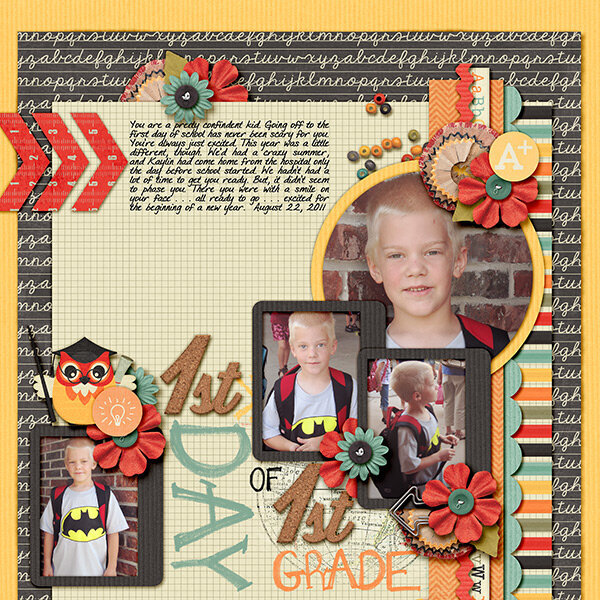 First Day of First Grade - Project Idea - Scrapbook.com