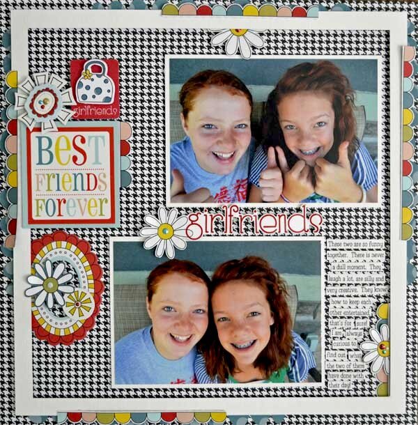 Girlfriends *Imaginisce Sole Sisters* - Project Idea - Scrapbook.com