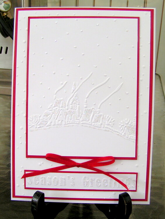 Christmas Winter House - Project Idea - Scrapbook.com