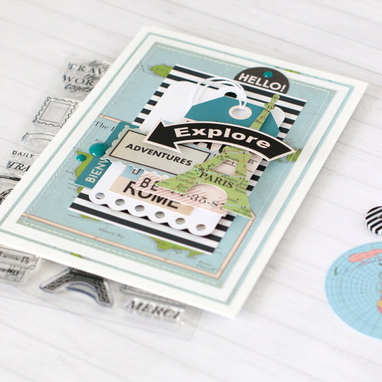 Travel card - Project Idea - Scrapbook.com