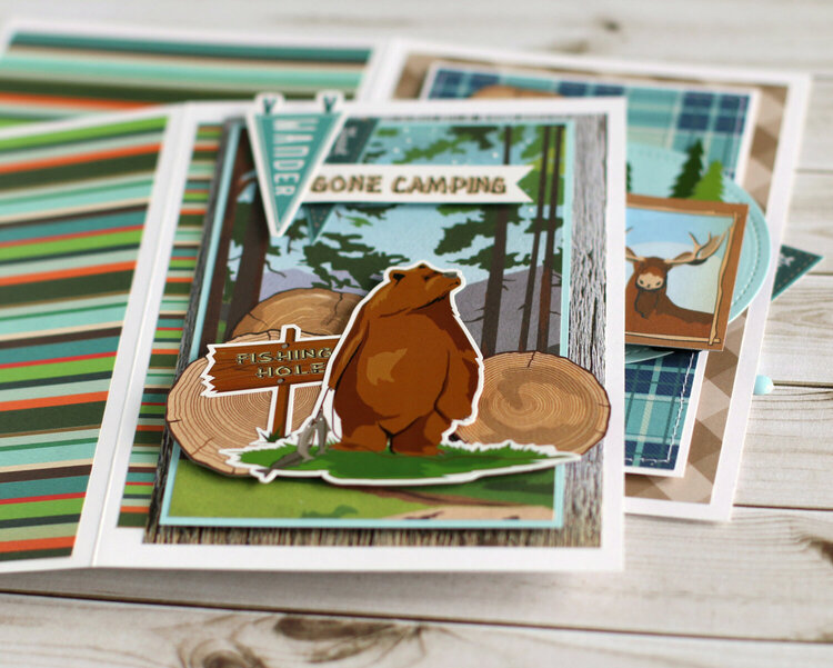 Camping Cards - Project Idea - Scrapbook.com