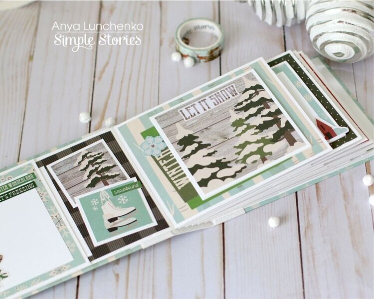 Winter Mini Book - Project Idea - Scrapbook.com