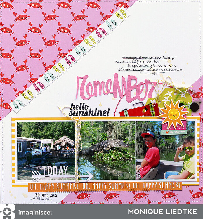 Project Ideas for Imaginisce - Sunny Collection - 12 x 12 Double Sided ...