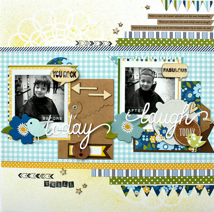 Before and After - Pebbles - Project Idea - Scrapbook.com