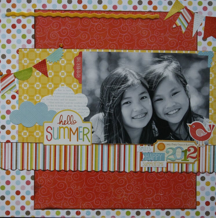 Hello Summer - Project Idea - Scrapbook.com