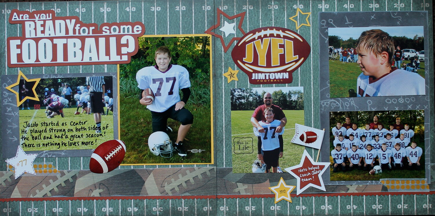 Are you Ready for some Football? - Project Idea - Scrapbook.com