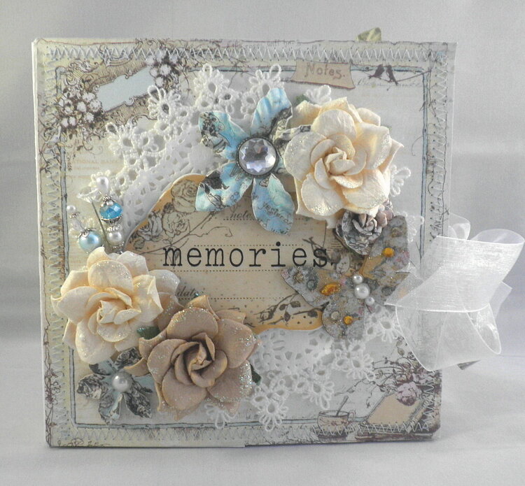 Shabby Chic Pixie Fairy Baby Scrapbook Album - Project Idea - Scrapbook.com