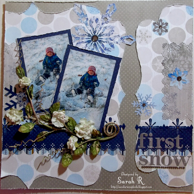 First Snow ~~~ScrapThat! January Kit~~~ - Project Idea - Scrapbook.com
