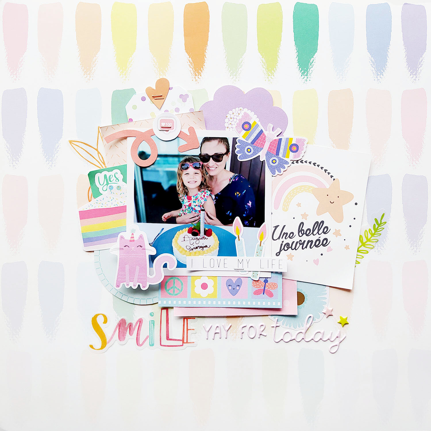 Smile- Yay for today - Project Idea - Scrapbook.com