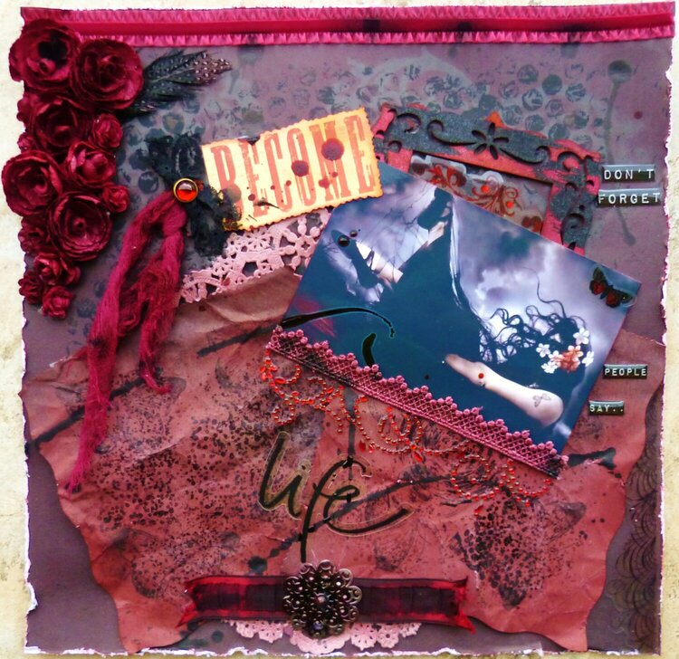 ~scraps of Darkness~ Anger - Project Idea - Scrapbook.com