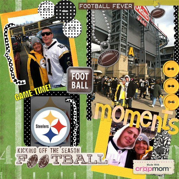first NFL game - Project Idea - Scrapbook.com