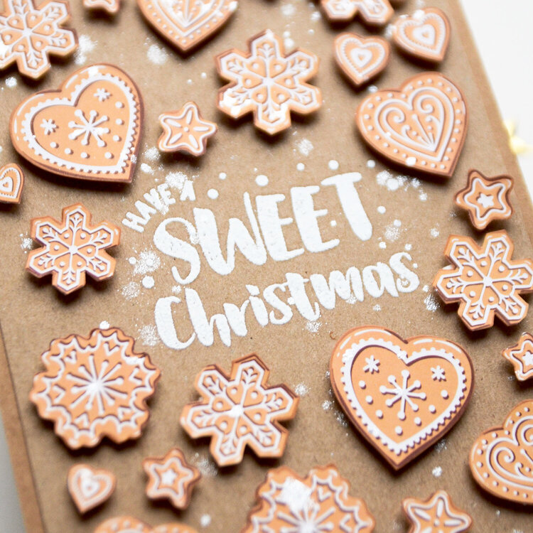 Gingerbread cookies card - Project Idea - Scrapbook.com