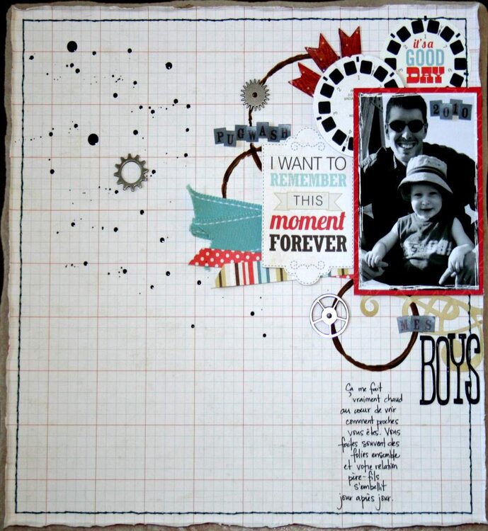 Mes boys - Project Idea - Scrapbook.com