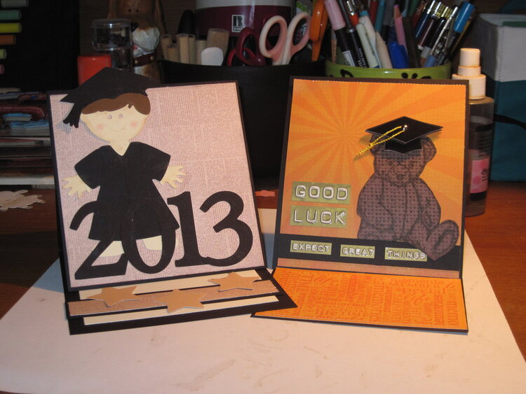 graduation easel cards - Project Idea - Scrapbook.com