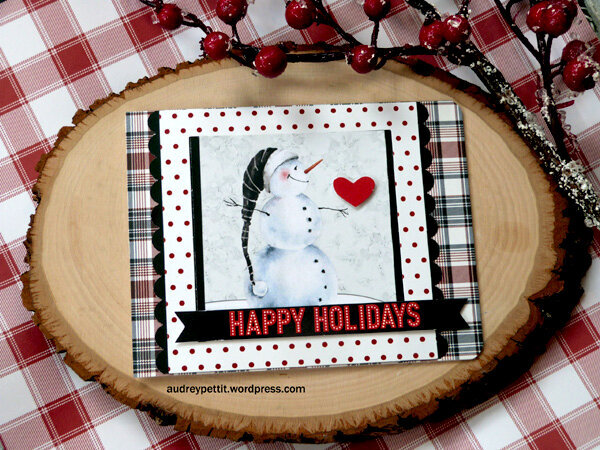 Happy Holidays Card - Project Idea - Scrapbook.com