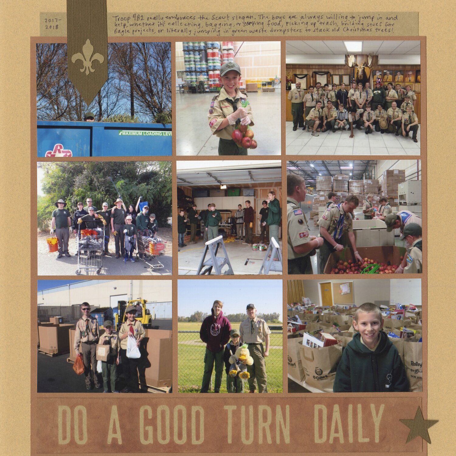 Do a Good Turn Daily - Project Idea - Scrapbook.com
