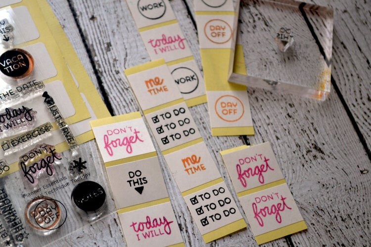 Planner Stickers - Technique Tuesday - Project Idea - Scrapbook.com