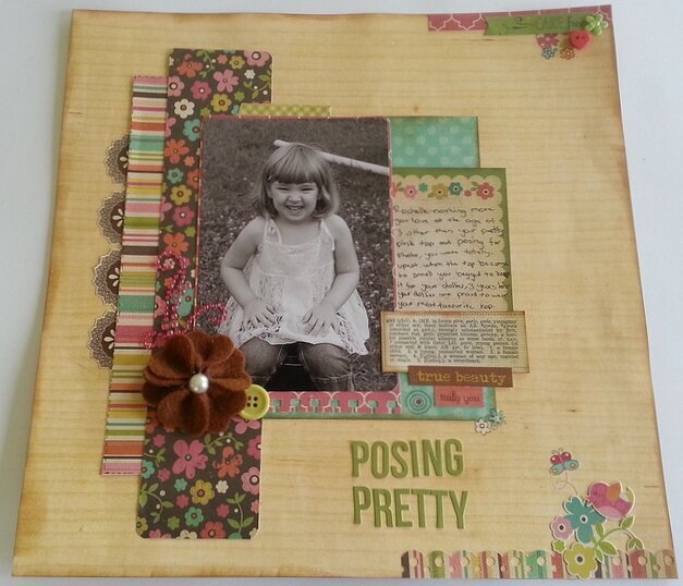 Posing Pretty - Project Idea - Scrapbook.com
