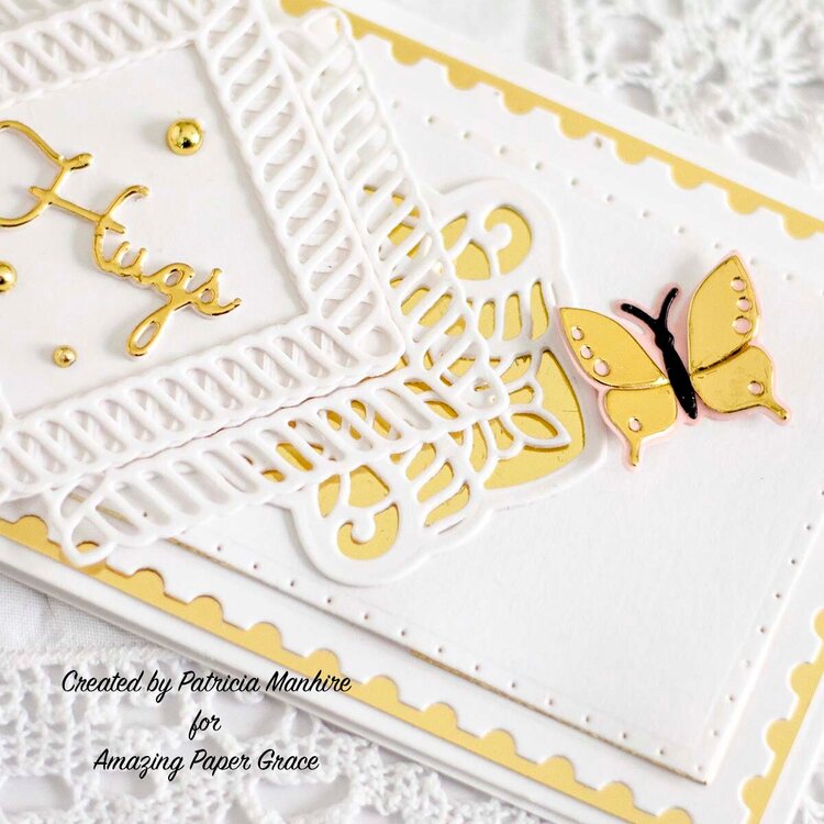 Amazing Paper Grace Postage Edge Hugs - Project Idea - Scrapbook.com